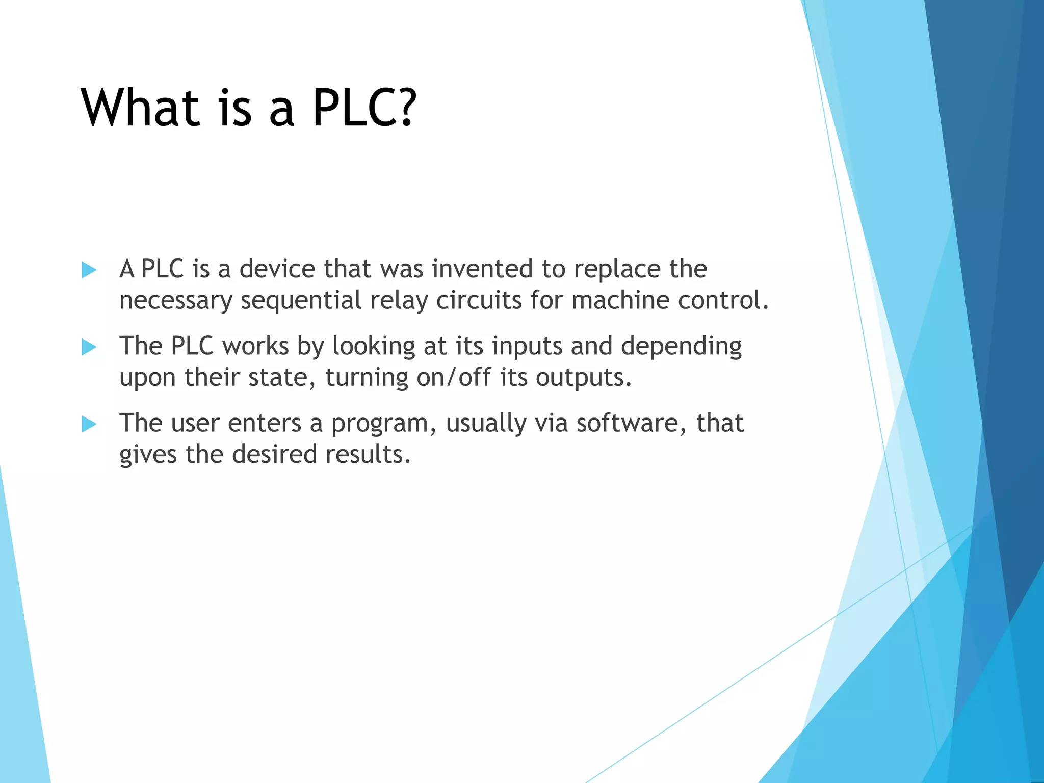 Programmable Logic Controllers | PPTX