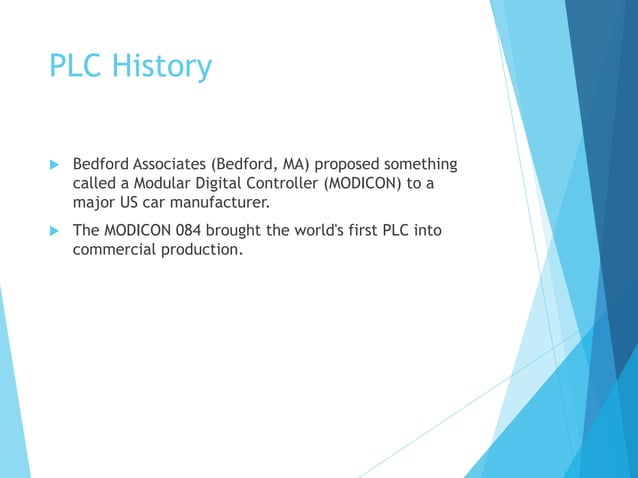 Programmable Logic Controllers | PPTX