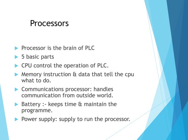 Programmable Logic Controllers | PPTX