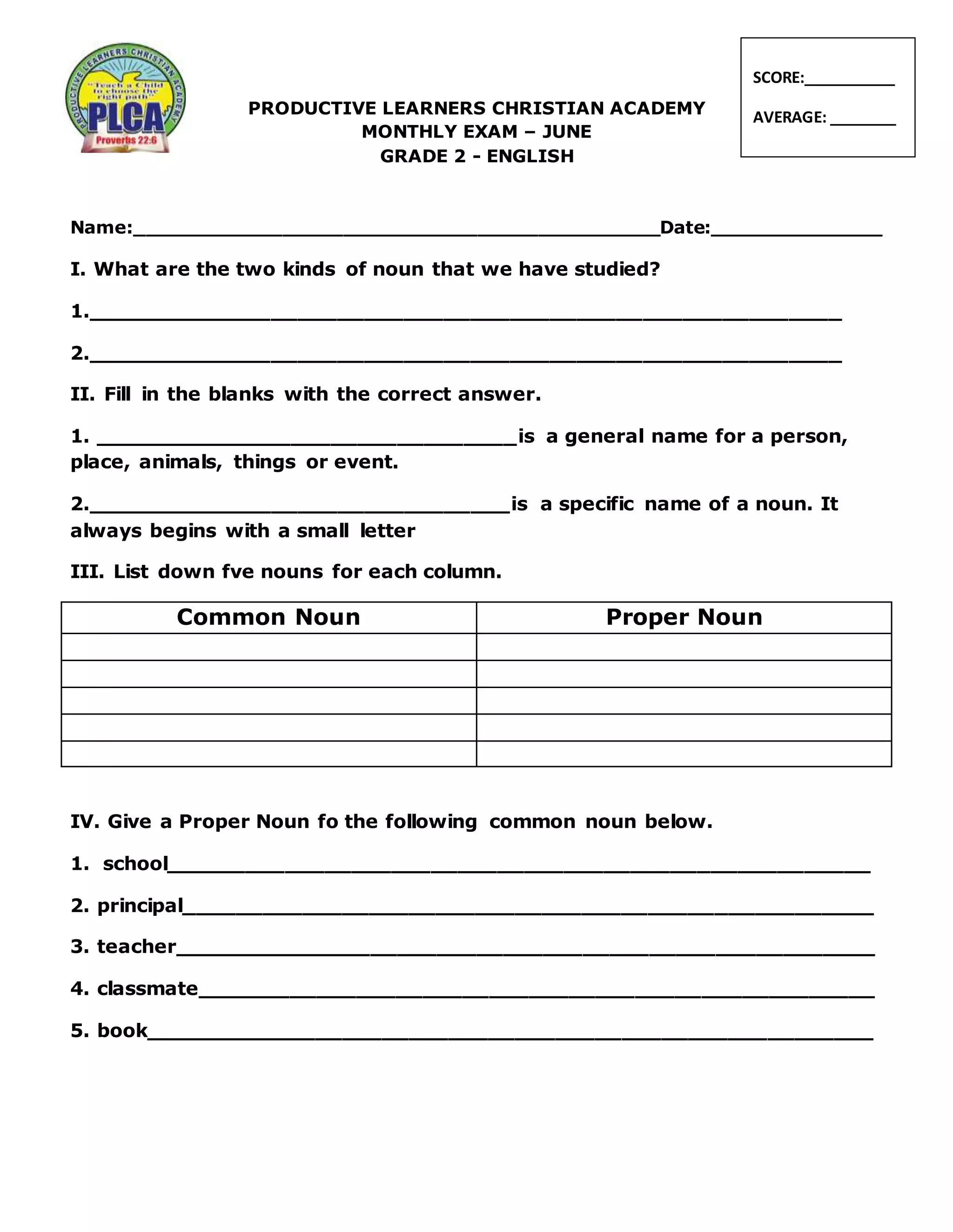 Plca english june | PDF