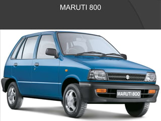 Plc and bcg matrix maruti 800 | PPTX