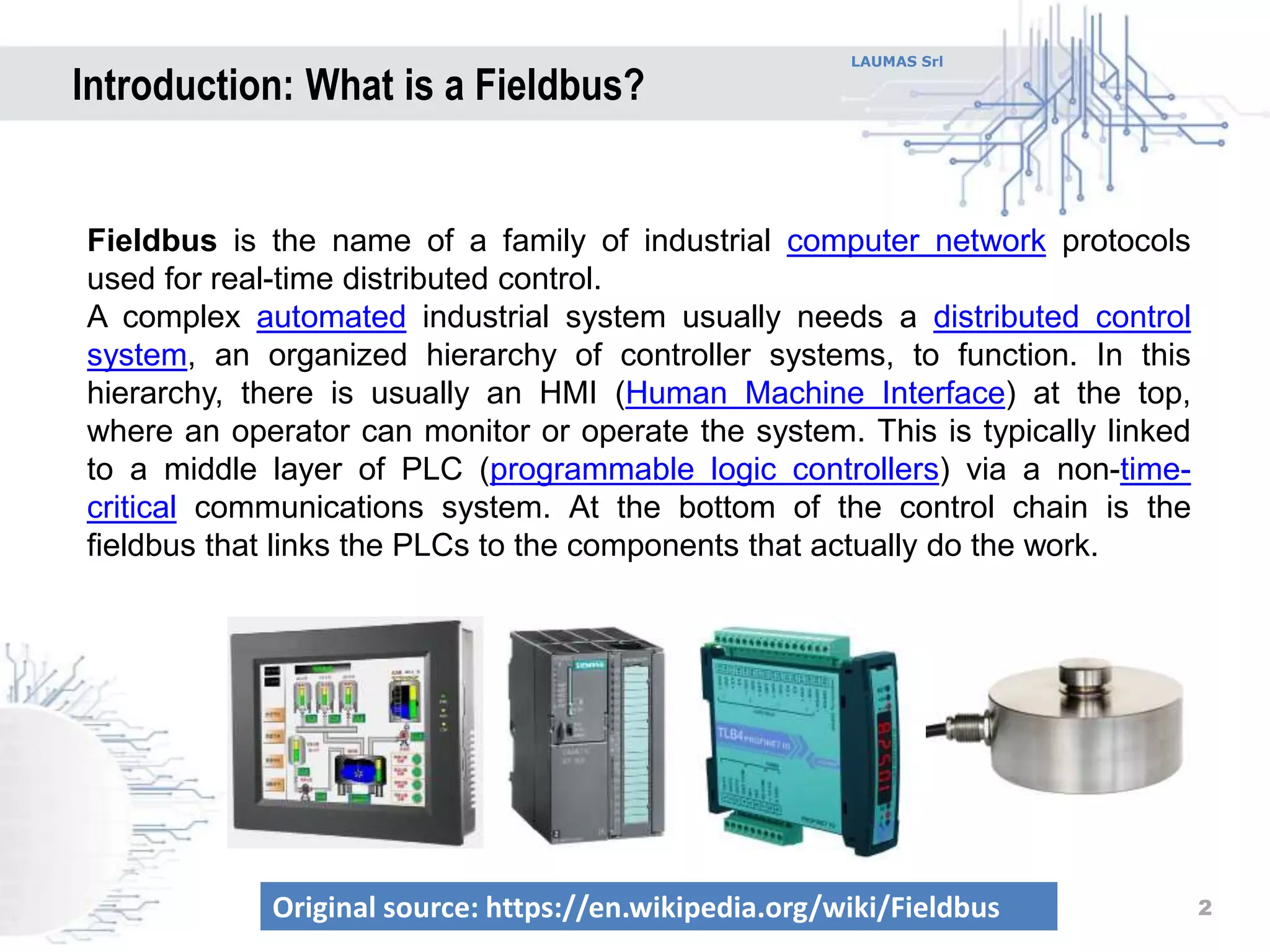PLC and fieldbuses | PPTX