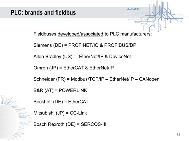 PLC and fieldbuses | PPT