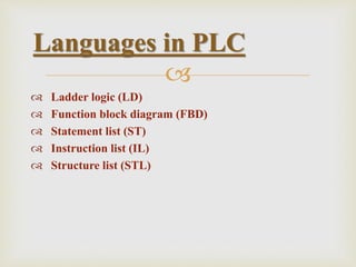 PLC AND SCADA | PPTX