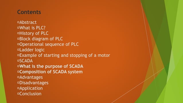 Plc and scada presentation | PPT