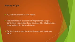 Plc and scada presentation | PPTX