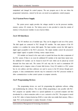 Plc and scada report | DOCX | Computing | Technology & Computing