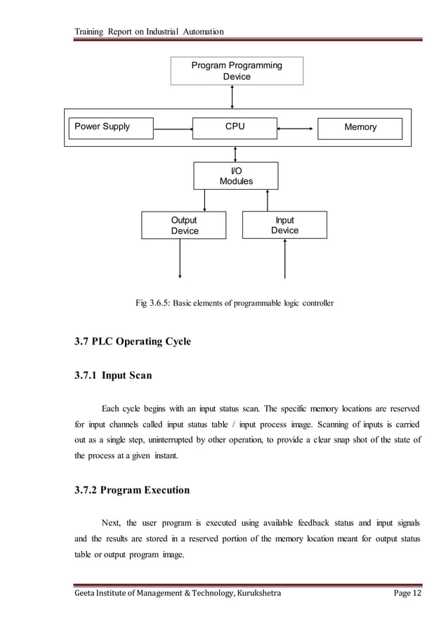 Plc and scada report | DOCX | Computing | Technology & Computing