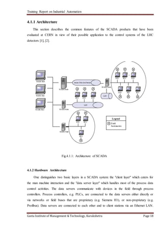 Plc and scada report | DOCX | Computing | Technology & Computing
