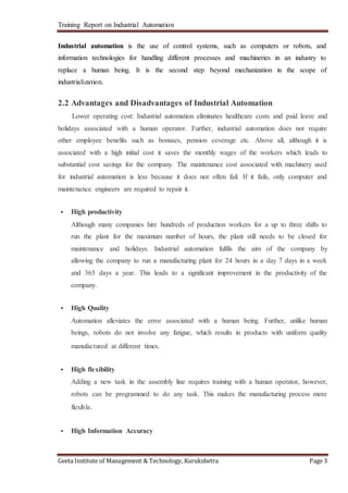 Plc and scada report | DOCX | Computing | Technology & Computing