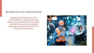 PLC- PROGRAMMABLE LOGIC CONTROLLER-PLC LOGIC | PPT