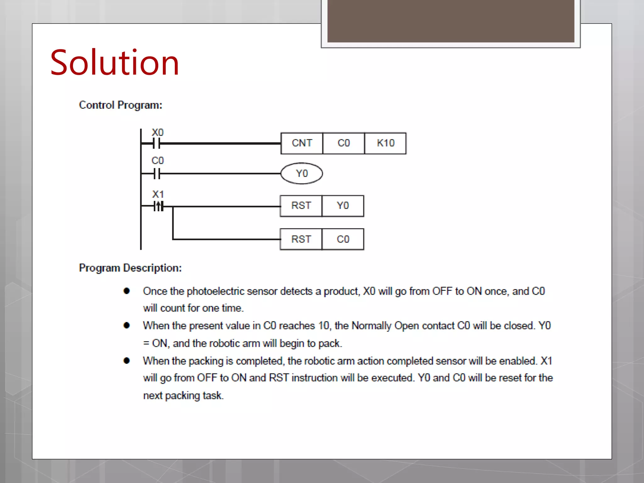 PLC Application Exercises.pdf | Computer Software and Applications | Computing