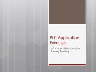 PLC Application Exercises.pdf | Computer Software and Applications | Computing