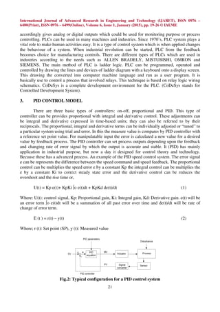 Plc based pid implementation in process control of temperature flow and ...