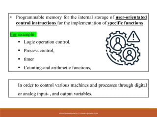 PROGRAMMABLE LOGIC CONTROLLERS | PPT