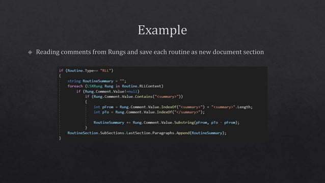 Plc code documentation | PPT