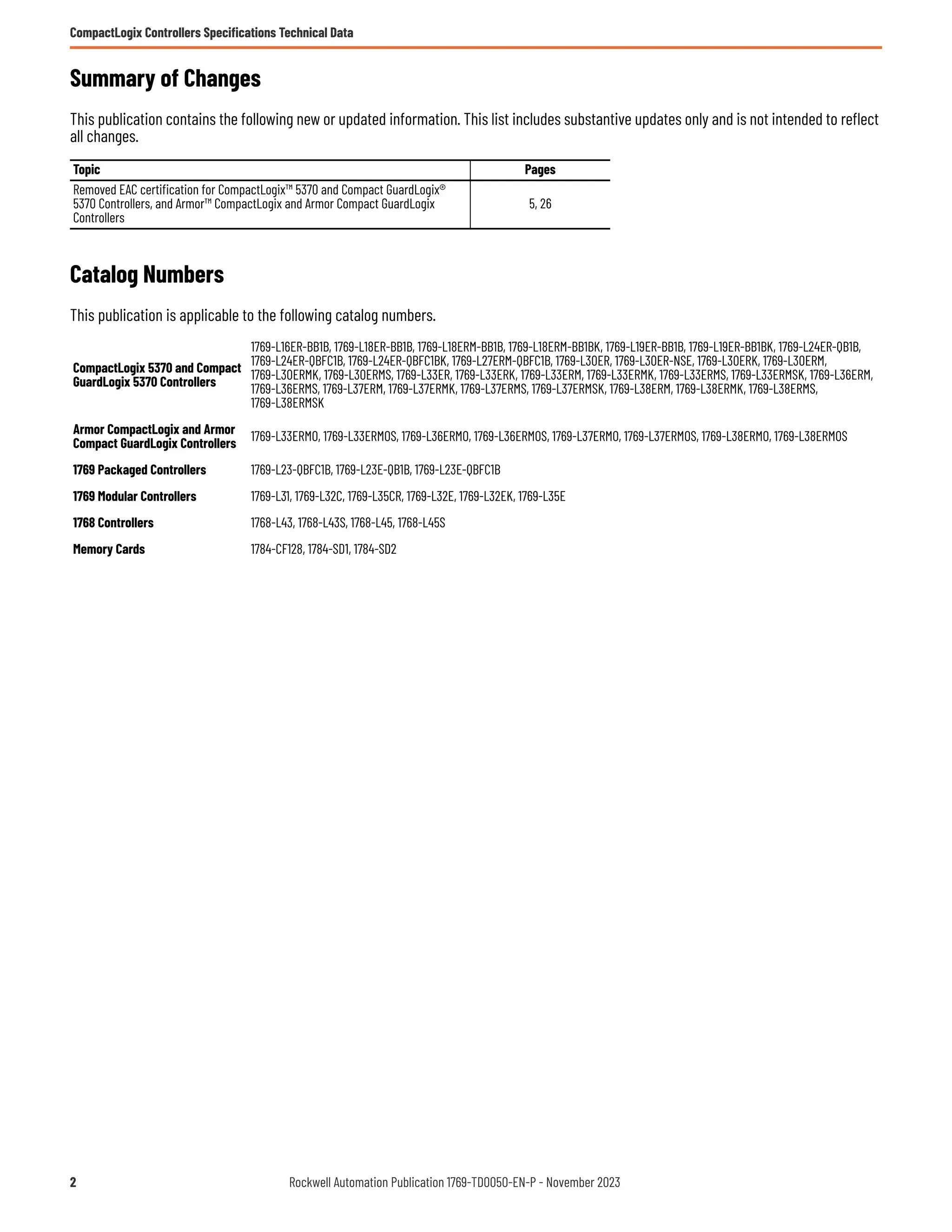 PLC CompactLogix L24er datasheet rockwell | PDF