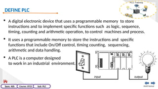 PLC Crash Course_Updated ppt for presentation | PPT