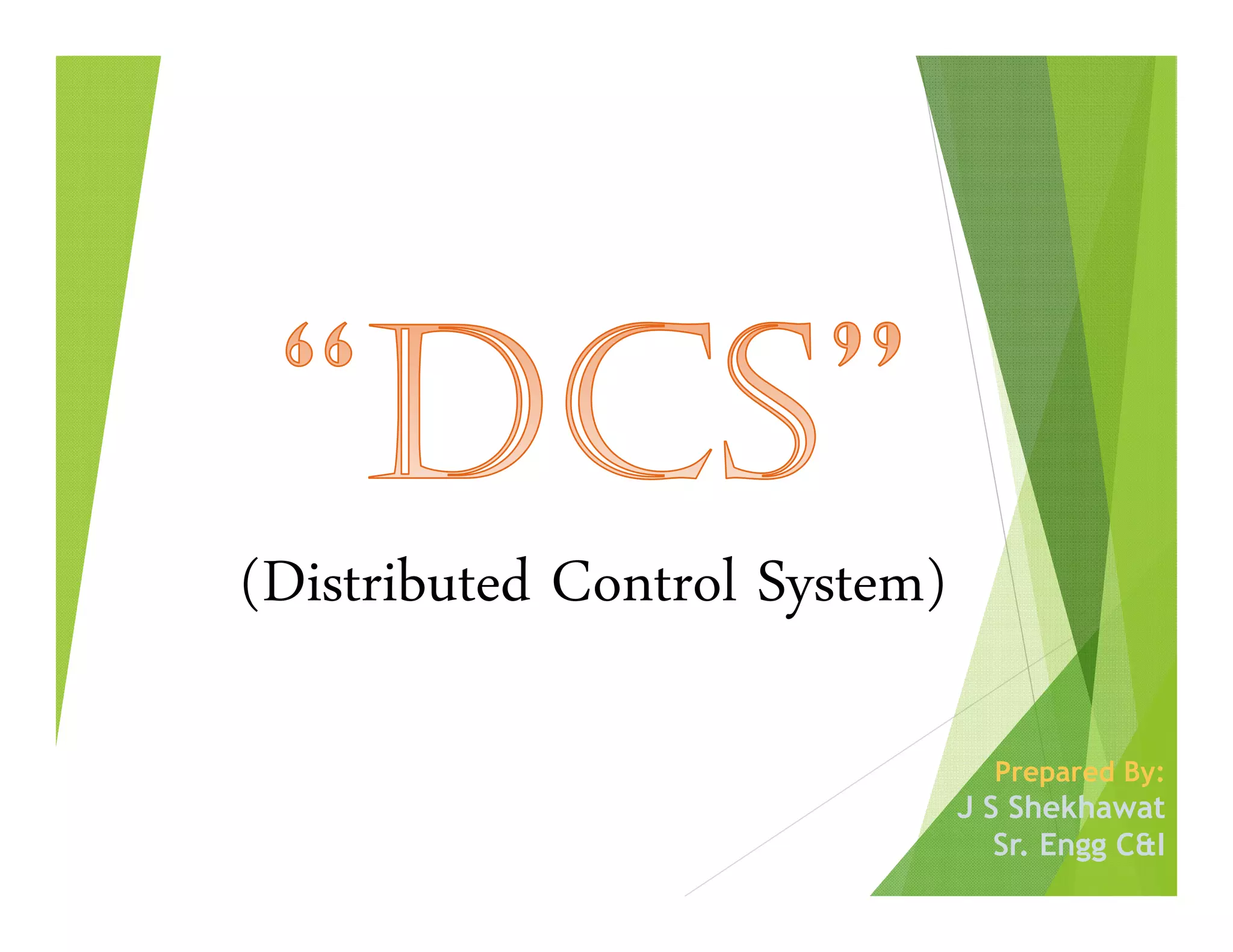 PLC, DCS and PLC vs DCS Presentation by Jitender Singh Shekhawat | PDF | Computing | Technology ...