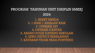 PLC DISIPLIN 1 SEKOLAH MENENGAH KEBANGSAAN KAMPONG JAWA, KLANGpptx | PPTX