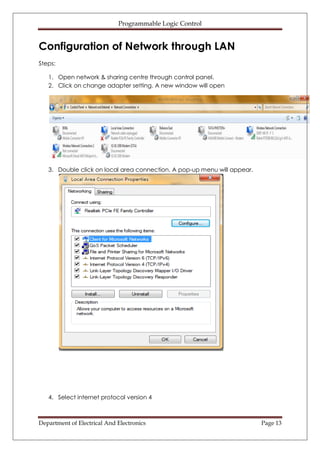 Plc documentation final | PDF