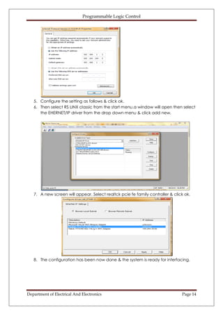 Plc documentation final | PDF