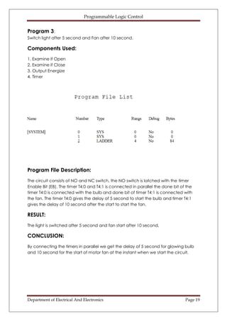 Plc documentation final | PDF