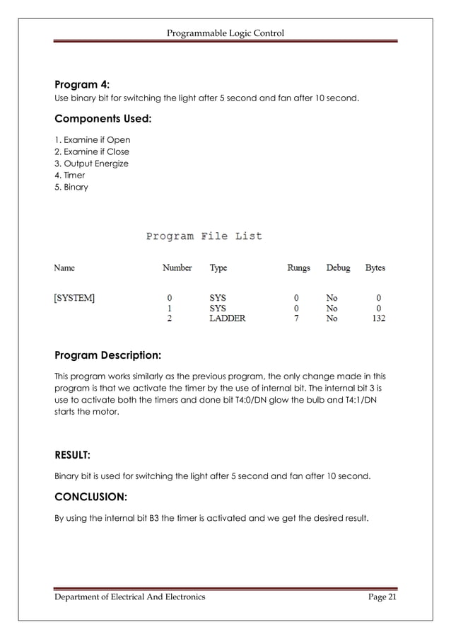 Plc documentation final | PDF
