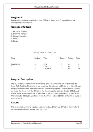 Plc documentation final | PDF