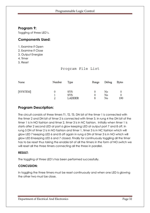 Plc documentation final | PDF