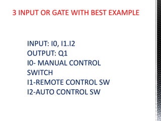 PLC Ladder Logic Control | PPT