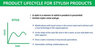 Fashion Vs Stylish Vs Fad Products' Life Cycles.pptx