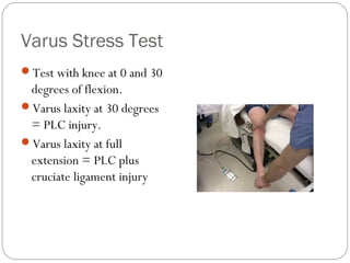 Posterolateral corner injuries of knee joint | PPT | Death, Injury, or ...