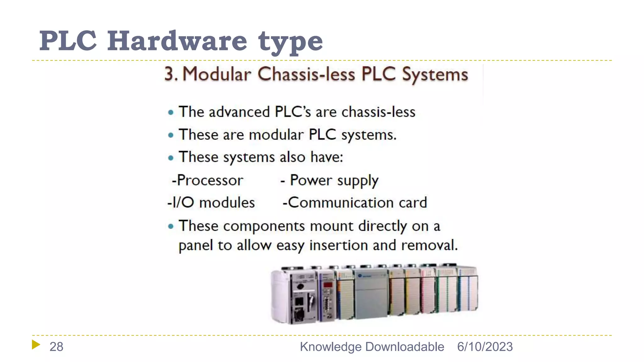 PLC – INDUSTRIAL AUTOMATION.pptx | Free Download