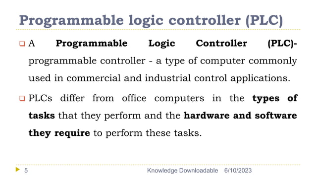 PLC – INDUSTRIAL AUTOMATION.pptx