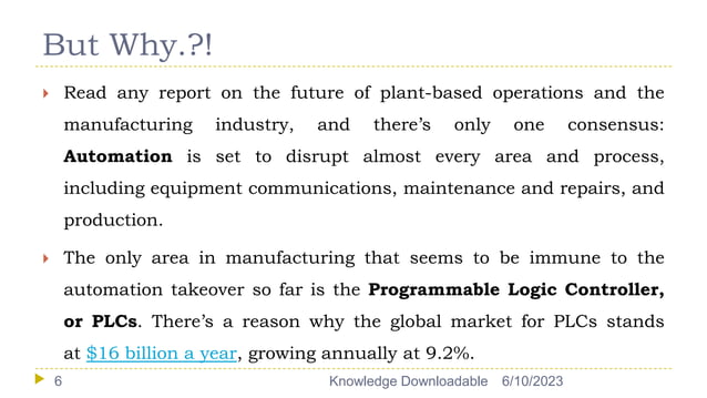PLC – INDUSTRIAL AUTOMATION.pptx