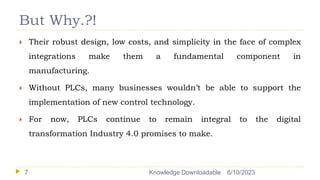 PLC – INDUSTRIAL AUTOMATION.pptx