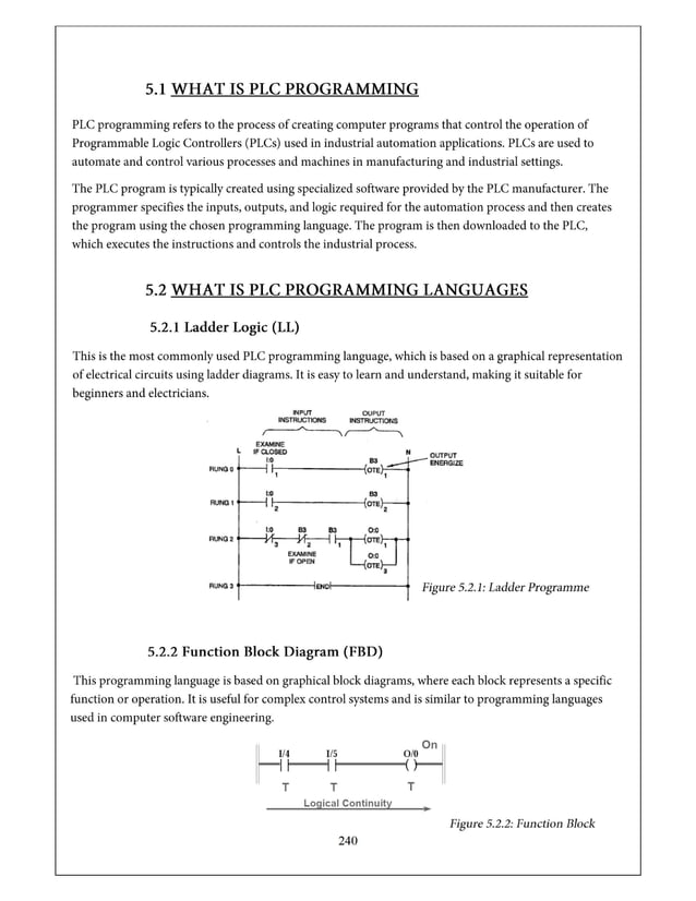 PLC INDUSTRIAL TRAINING REPORT - Programmable Logic Controller | PDF