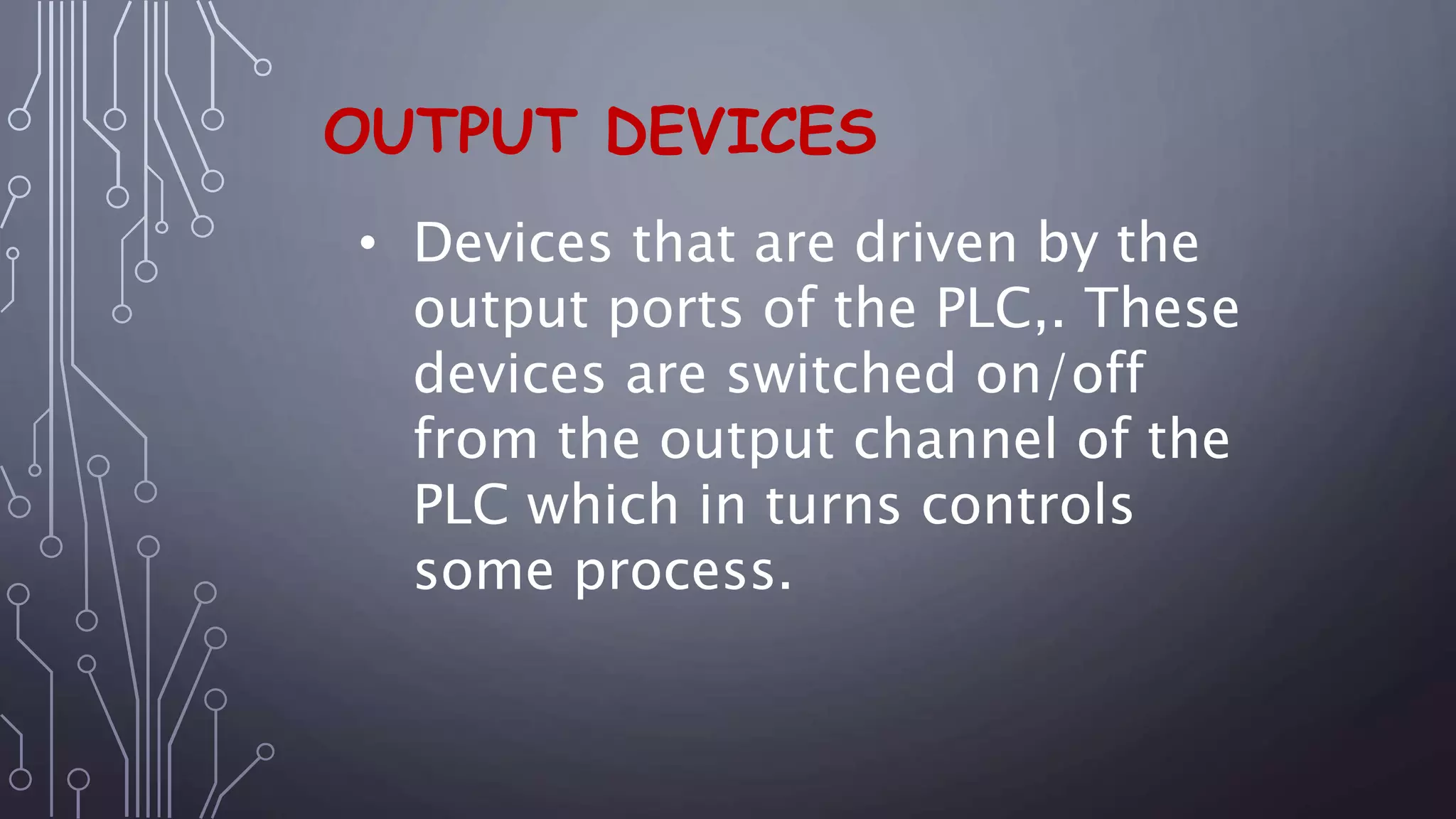 Plc Inputandoutput Devicespptx 