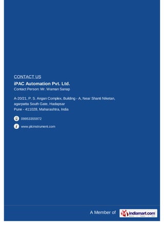 iPAC Automation Pvt. Ltd., Pune, Automation Services & Variable ...