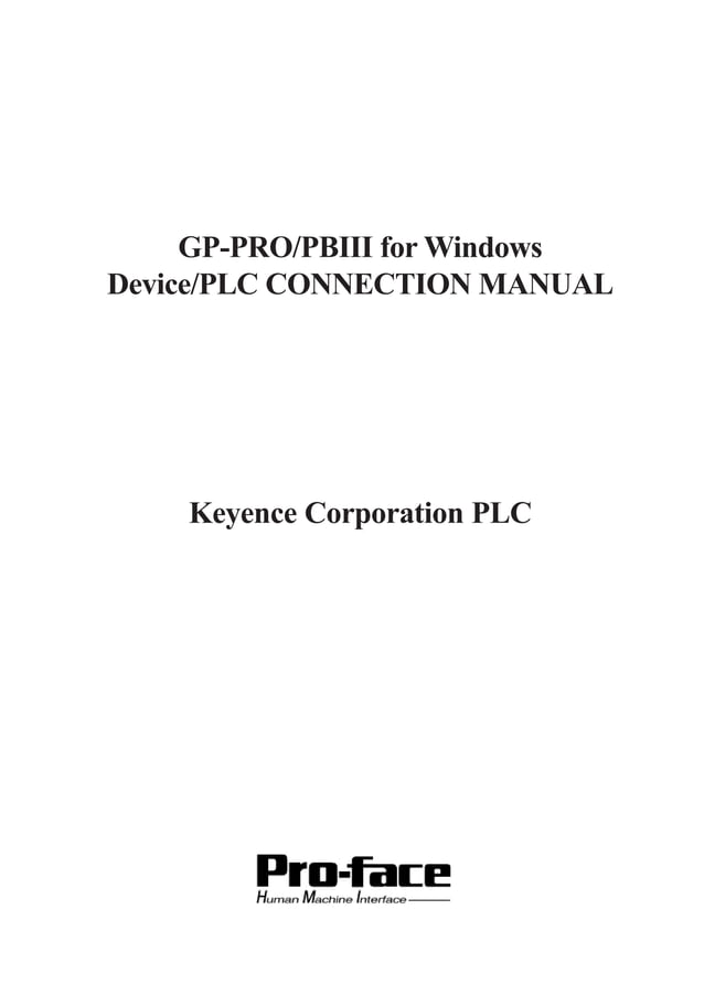 PLC keyence conection manual | PDF