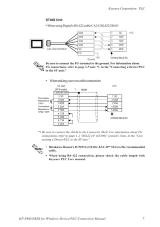 PLC keyence conection manual | PDF