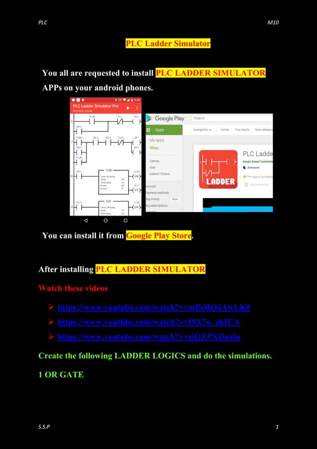 Plc lad simulator | PDF