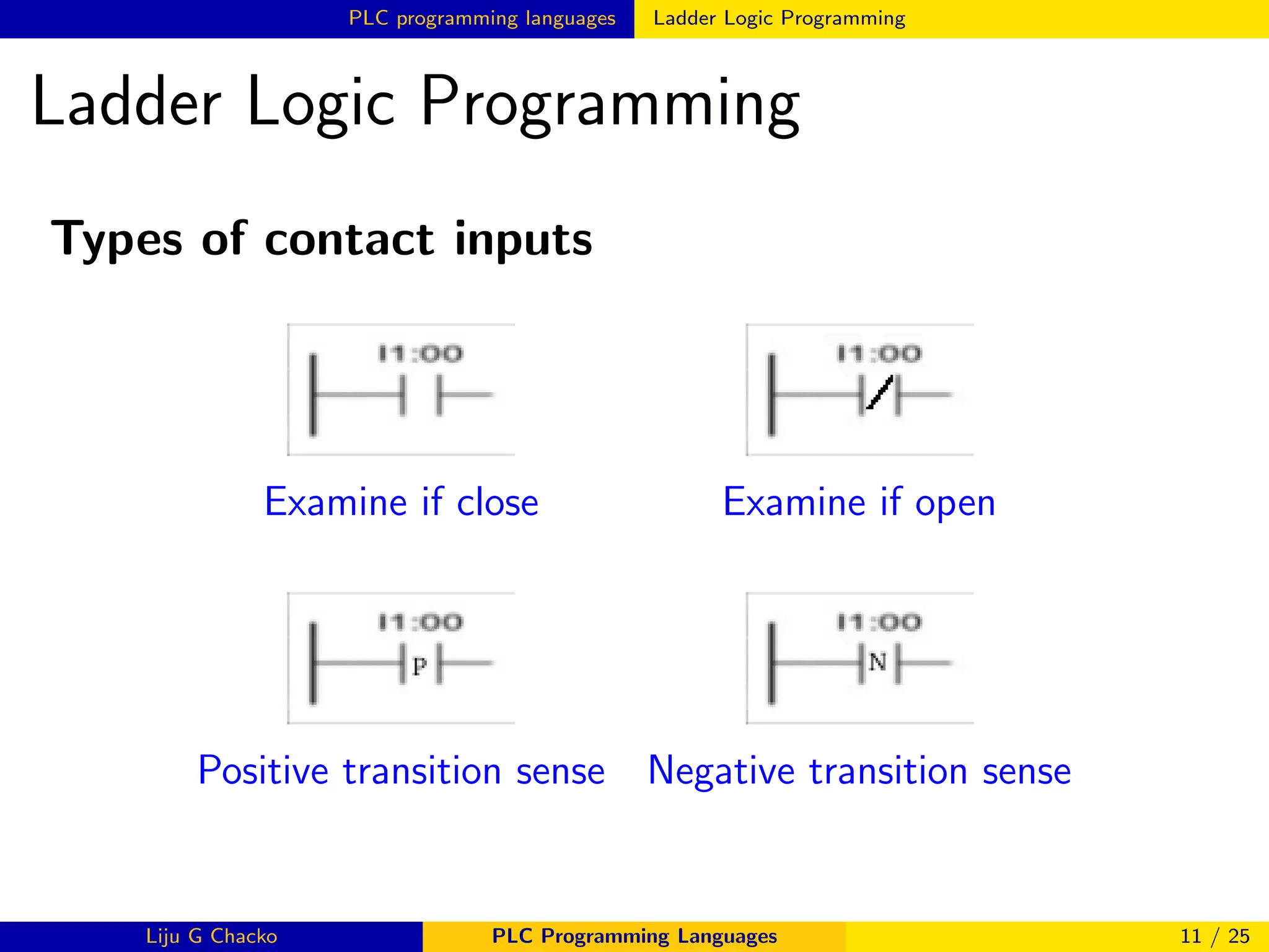 PLC Programming Languages | PDF