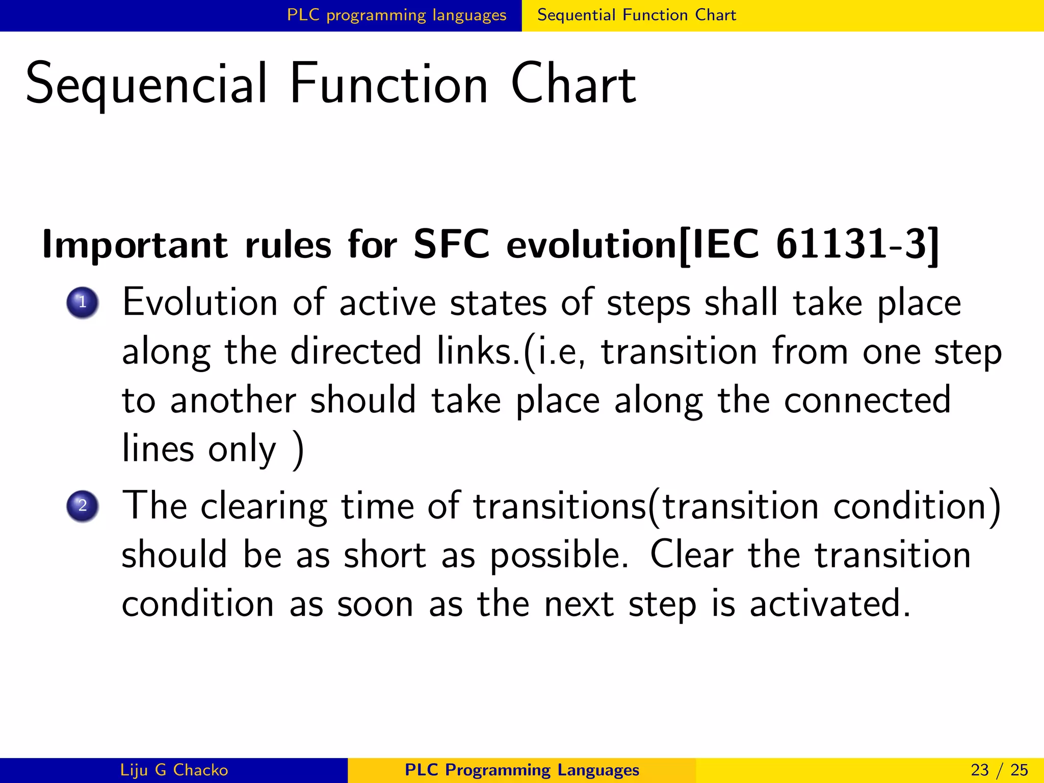 PLC Programming Languages | PDF