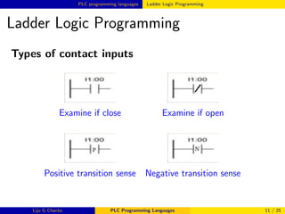 PLC Programming Languages | PDF