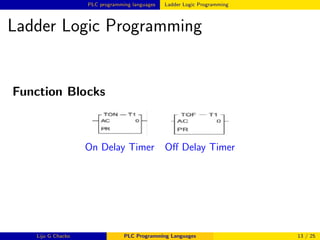 PLC Programming Languages | PDF