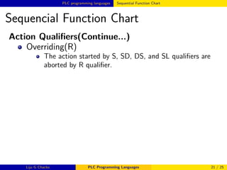 PLC Programming Languages | PDF