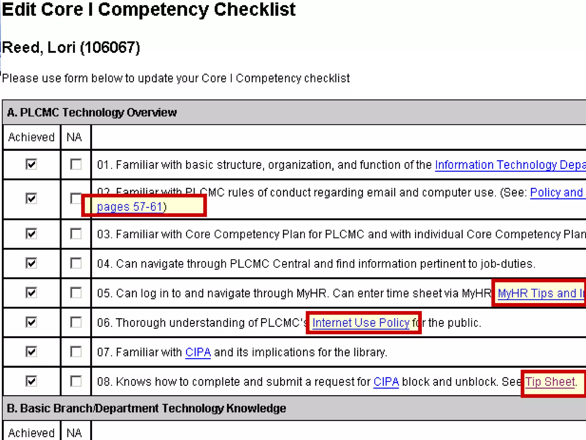 PLCMC Information Technology Core Competencies | PPT