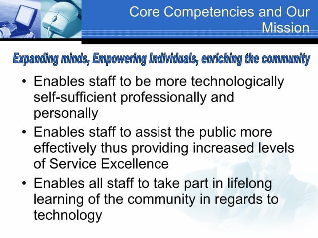 PLCMC Information Technology Core Competencies | PPT | Computing ...